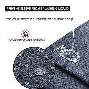 Ferkurn Laptop Bag Case for Women Men Computer Bag Compatible with HP Envy Pavilion Omen/LG Gram/MSI/Dell Inspiron XPS/Lenovo/Acer, Shoulder Strap Carrying Messenger Briefcase, Grey, 14 Inch