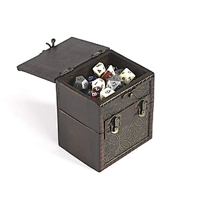 KakapopoTCG M01C Wooden Deck and Counter Box for Deck Protector Storage Trading Cards TCG MTG Magic FaB YGO EDH Commander Box FaB TCG PTCG Dice Box DnD Spell Box