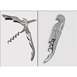 LokoshinA 12x PROFESSIONAL WAITERS WINE KEY CORKSCREW-OPENER DOUBLE HINGED STAINLESS STEEL Generic bottle opener Wine openers Wine bottle opener Wine accessories Wine bar Corkscrews for wine bottles
