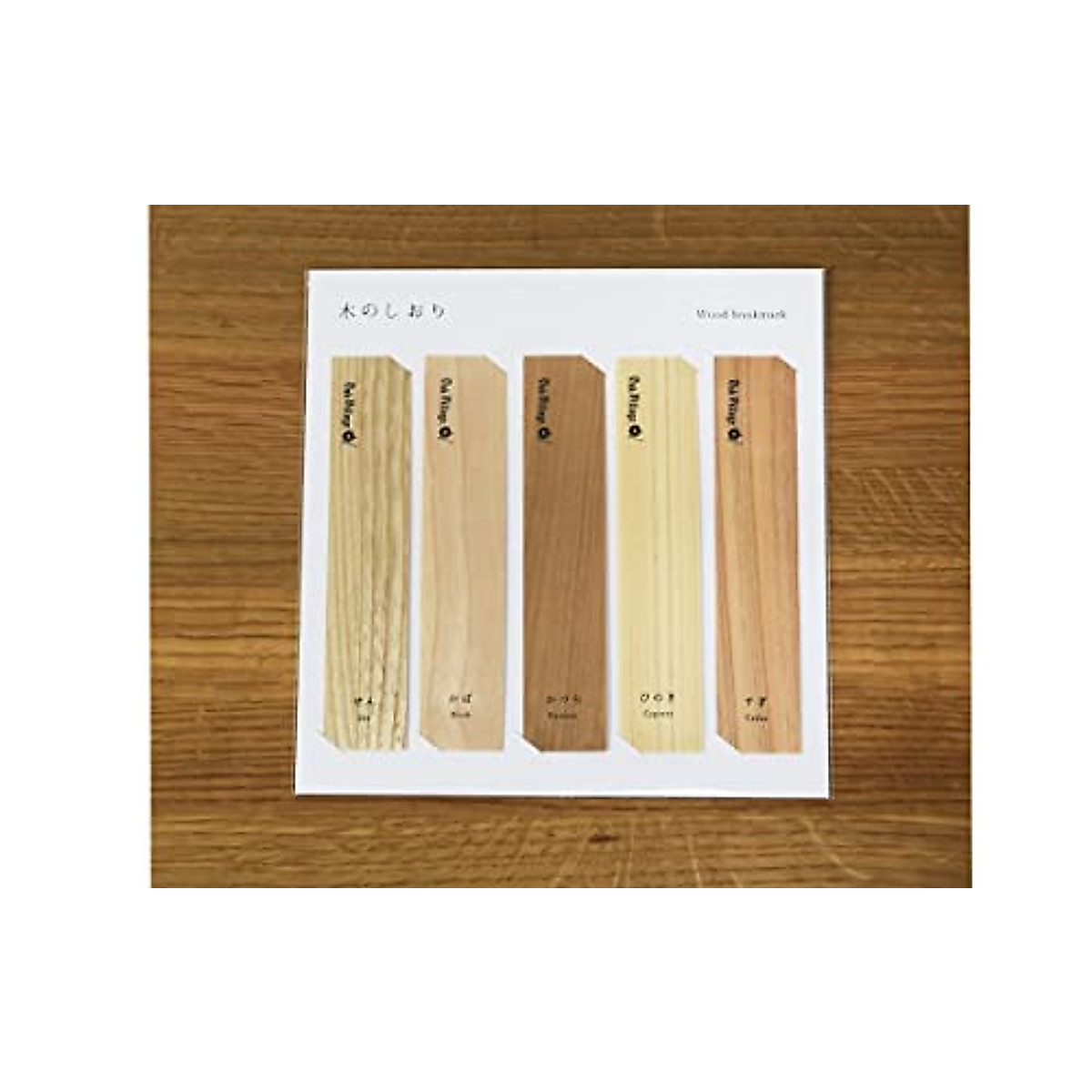 Wooden Bookmark for Men Women Book Lovers, Five Types of Japanese Wooden Bookmark Set, Handmade Book Markers, Book Markers for Reading, Bookmarks Gifts
