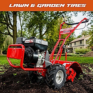 HALBERD Set of 2 15x6.00-6 Tractor Tires Lawn Mower Garden Tires 4PR Great Traction for Garden Tractors Riding Mower Golf Cart Excavators