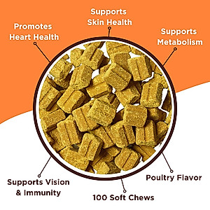 Mission-Proven Globally in Our Counterterrorism Work - Ultimate Skin & Coat Dog Chews-3X The Chews-Advanced Daily, Omega 3, DHA, EPA, Dry Skin Soother