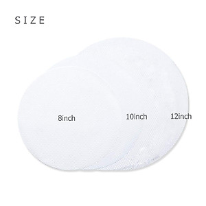 Silicone Steamer Mat Non Stick Cooking Steaming Sheet(3Pack,Mixed Size)