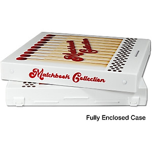 UniKeep Matchbook Cover Collection Storage Album for Display, Protection, and Archival. Includes 15 Pages. Holds 90 Matchbooks