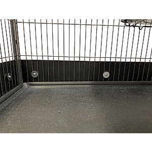 Scatter Guards for Ferret Nation Critter Nation Cage (Double, Black)