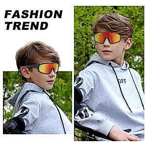 ZHABAO Polarized Sunglasses for Women and Man，UV400 Anti-UV Protection Sports Sunglasses for Outdoor Sports (J06)