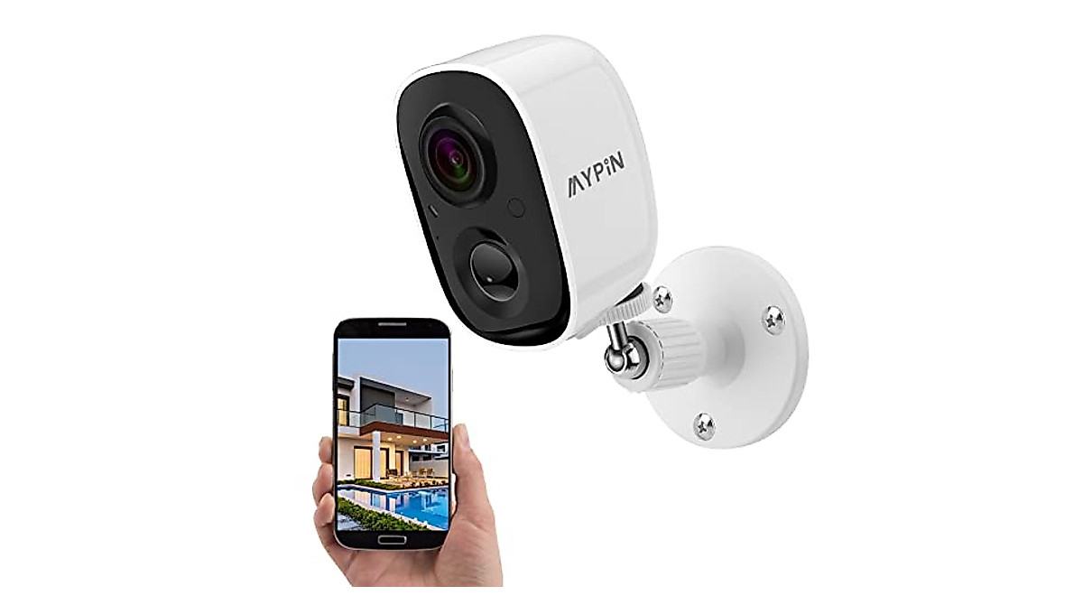 Wireless Outdoor Security Camera 1080P HD with AI & Night Vision