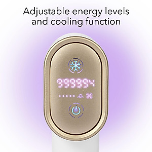 Dartwood IPL Hair Removal Device- Laser Hair Removal for Women - with 5 Adjustable Energy Levels and Cooling Mode (White, 1 Pack)