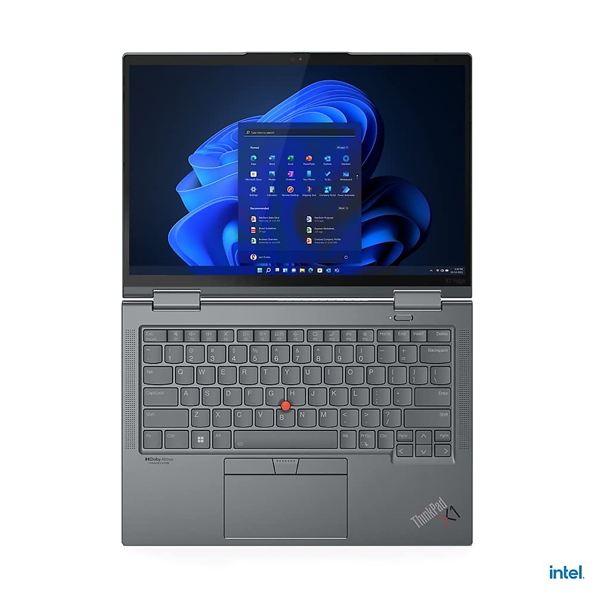 Latest Lenovo ThinkPad X1 2-in-1 Yoga Gen 7, 12th Gen i7-1260P, 14.0" FHD+(1920x1200) IPS, Anti-Glare, Touchscreen, 16GB DDR5 RAM, 1TB SSD, 1080p Camera, Integrated Pen, Win11 Pro - Storm Gray