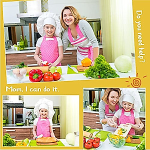 FGSAEOR Toddler Knife Set (6 PCS), Montessori Kitchen Tools for Real Cooking and Knives Cutting, Kids Safe Plastic Knife Include Wooden Knife, Wavy Chopper Knife, Potato Slicers, Serrated Edge Knives