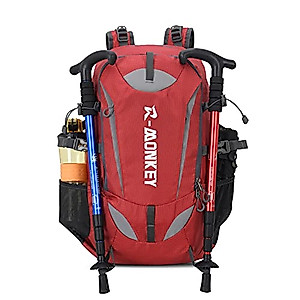 RuRu monkey 30L Hiking Backpack, Waterproof Lightweight Daypack for Cycling Skiing Camping