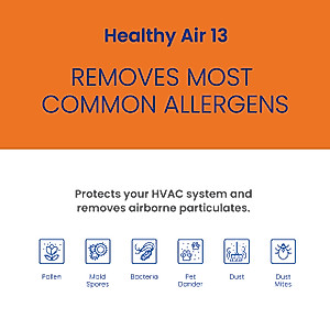AprilAire 413 Replacement Filter for AprilAire Whole House Air Purifiers - MERV 13, Healthy Home Allergy, 16x25x4 Air Filter (Pack of 2)