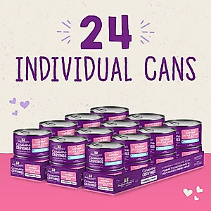 Stella & Chewy’s Carnivore Cravings Purrfect Pate Cans – Grain Free, Protein Rich Wet Cat Food – Cage-Free Chicken & Salmon Kitten Recipe – (2.8 Ounce Cans, Case of 24)