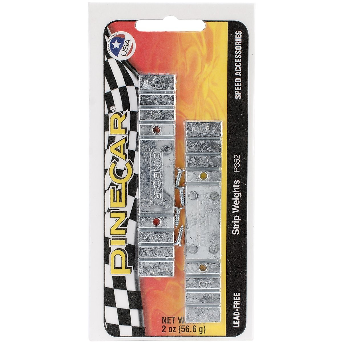 Pine Car Derby Strip Weights, 1-Ounce, 2-Pack