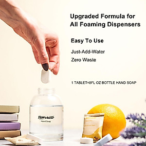 flowcheer Foaming Hand Soap Tablet Refills-12 pack Makes 96 fl oz (12 x 8 fl oz Bottles)-Variety Fragrance Soap Refills Tablets for Using With Foaming Hand Soap Dispenser(Not Included) Only