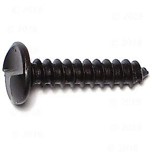 Hard-to-Find Fastener 014973285838 One Way Lag Screws, 5/16 x 1-1/2, Piece-50 , black