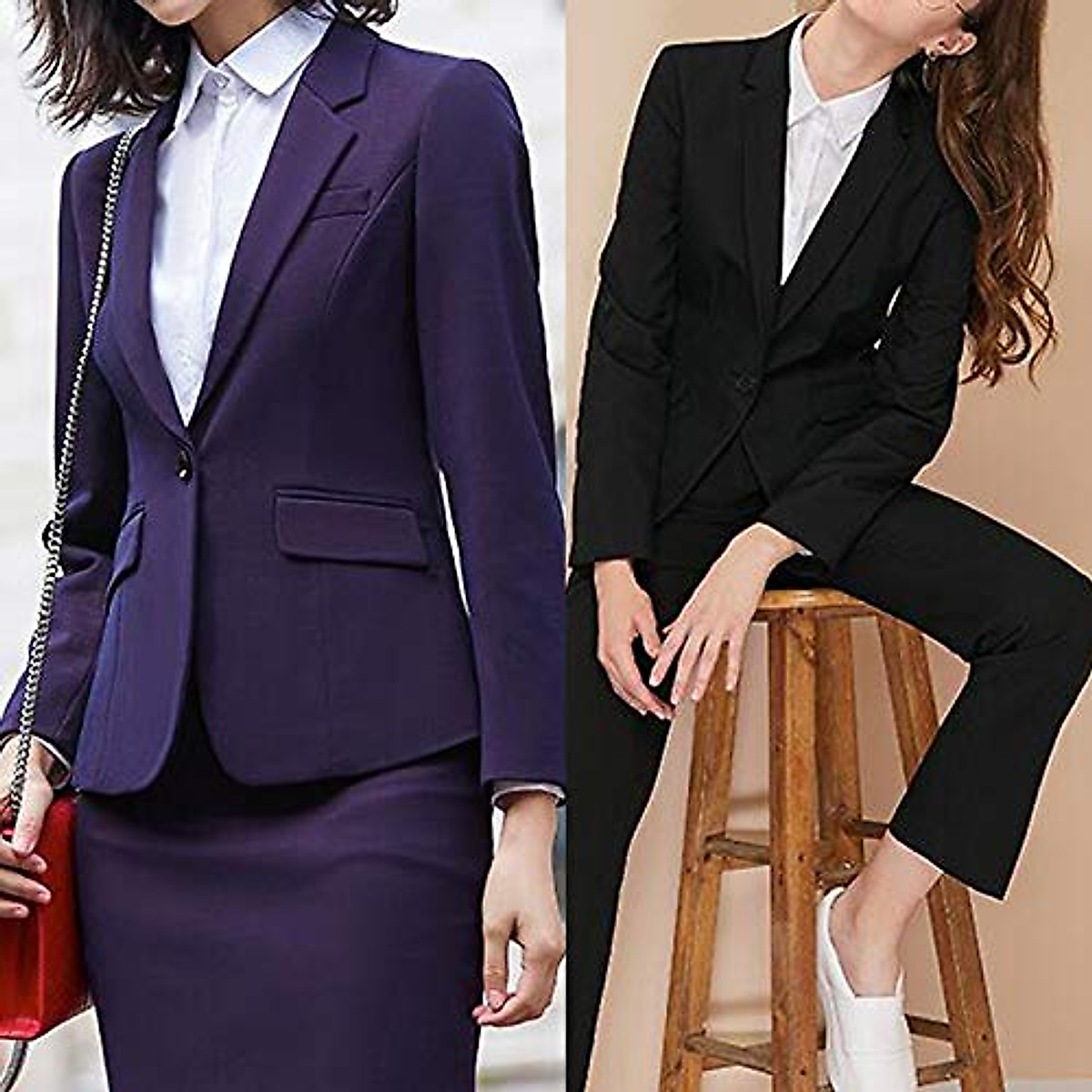 Shinywear Women's Fake Collar Detachable Collar Shirt Attachment, White Dickey False Collar, Mock Collar Half Blouse for Lady Girls Favors(2pcs White Pointed Collar)