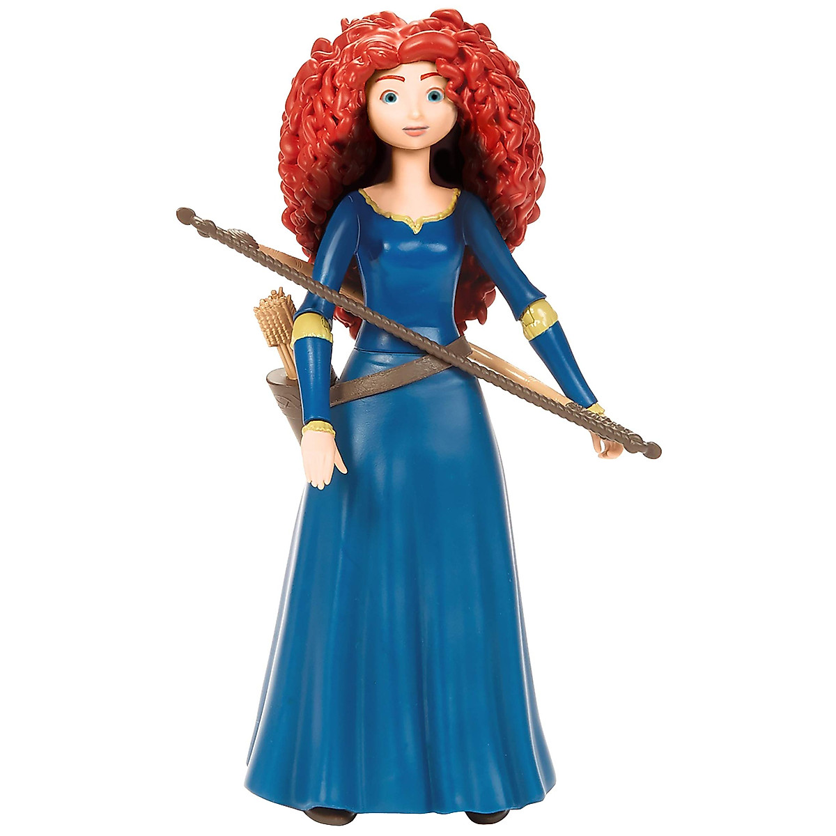 Mattel Disney Pixar Brave Merida Action Figure, Movie Character Toy 6.6-in Tall, Highly Posable in Authentic Costume with Archer Bow, for Ages 3 Years & Older