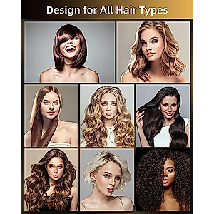 7MAGIC Blow Dryer Brush, 1200W Hair Dryer Brush Blow Dryer for Women, One Step Volumizer and Styler in One, Hot Air Brush with Ceramic Coating for Straight and Curling Hair Salon, Anti Frizz