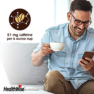 HealthWise Low Acid 100% Colombian Kcups Keurig Compatible - 36 Count (Pack of 1)