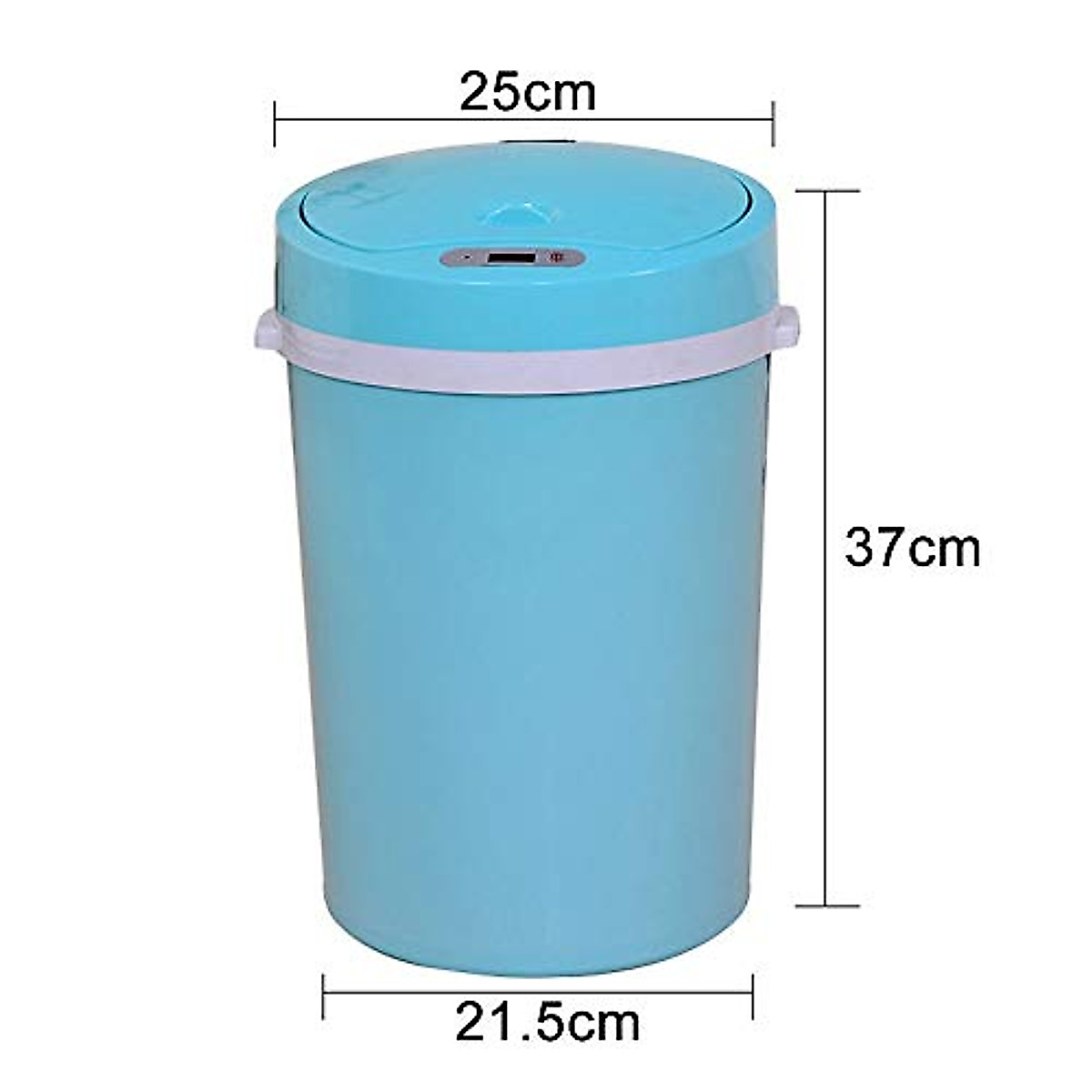 WENLII 16L Automatic Induction Trash Can Touchless Smart Motion Sensor Rubbish Waste Bin Waste Garbage Bin