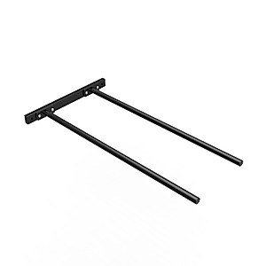 ROYUMI Wall Mounted Black Yoga Mats Holder, Multifunctional Dumbbells Kettlebells Holder, Yoga Strap Resistance Bands Hanger, Suit for Perforated Yoga Mats (Color : Style A)