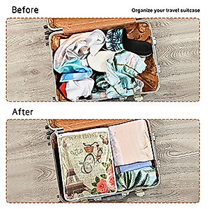 Paris Vintage Eiffel Tower Laundry Mesh Bag Delicates Lingerie Laundry Wash Bag Heavy Duty with Zipper Laundry Sock Bag for Packing Travelling Washing