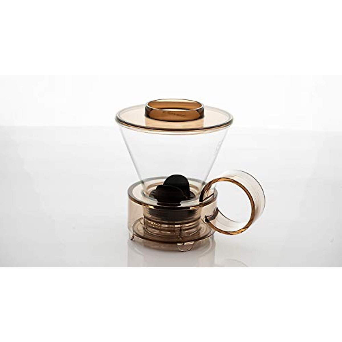 Clever NEW Coffee Dripper Official, Glass Style Coffee Maker Hassle-Free Ways Make Manual Pour Over Coffee & Cold Brew, 18 Fl Oz.