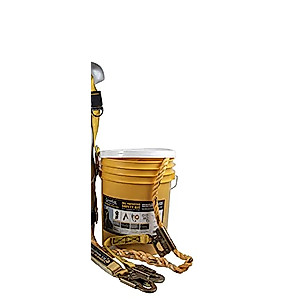 Guardian Fall Protection 00815 BOS-T50 Bucket of Safe-Tie - 5 Gallon Bucket, 50 ft. Vertical Lifeline Assembly, 5 Temper Reusable Anchor, Safety Harness Kit