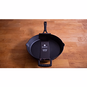 Babish Cast Iron Preseasoned Skillet, 12-Inch