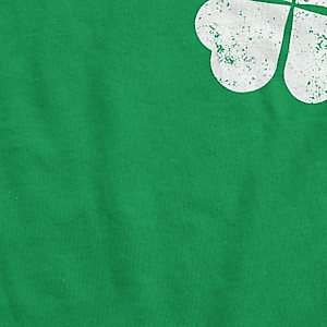 Thread Tank Lucky Shamrock Love Women's Fashion Slouchy, Fun St Patricks Day Raglan Lightweight Sweatshirt Evergreen Large