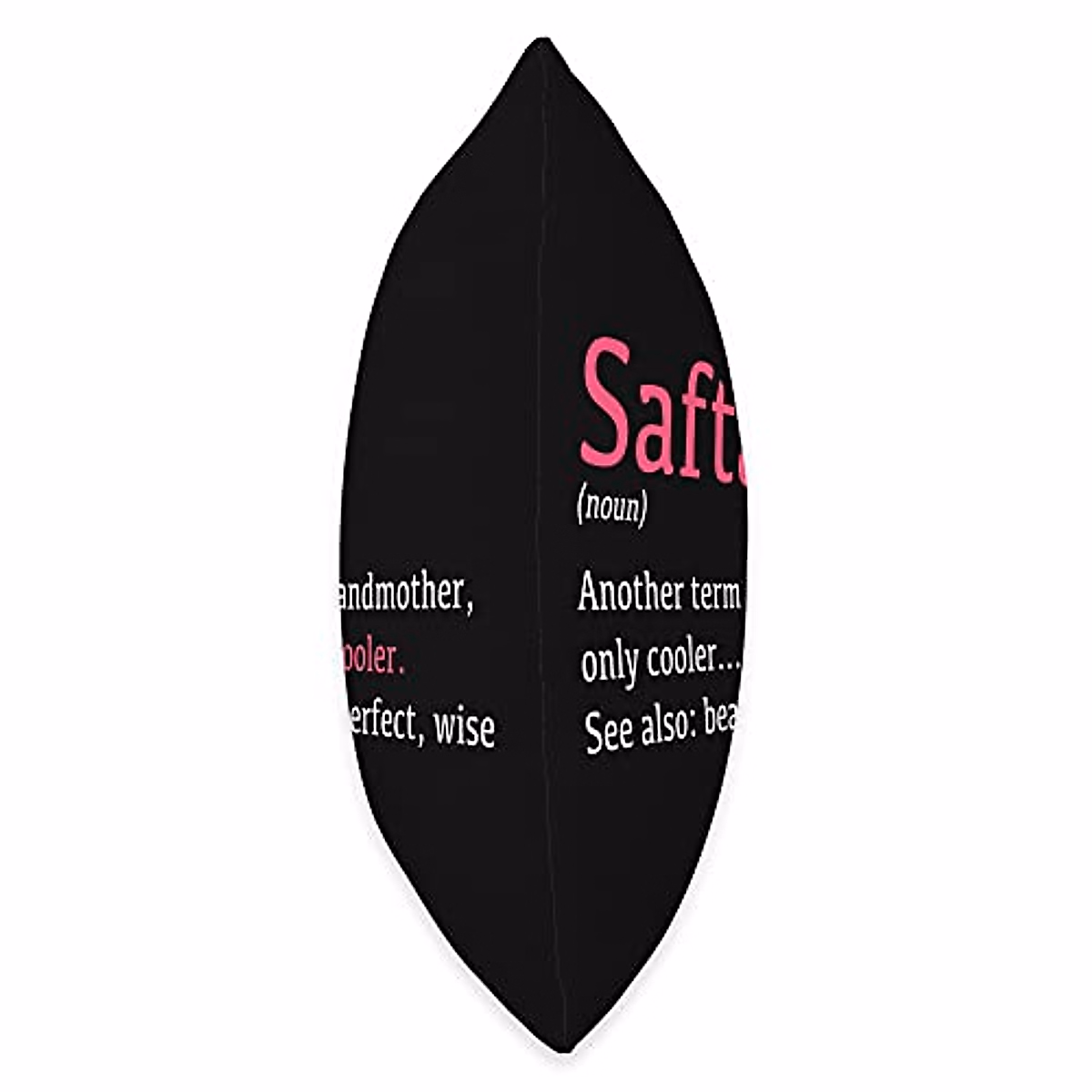 Gifts For Safta SAFTA: Funny Definition Noun-Another Term Throw Pillow, 16x16, Multicolor