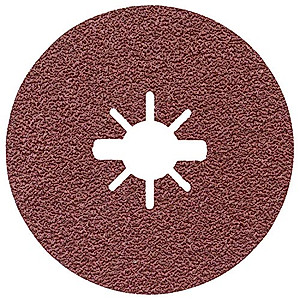 Bosch Professional 2608619165 Fibre Sanding Discs Expert (for Metal, X-Lock, R444, Diameter 115 mm, Grain Size 24, Bore Diameter 22.23 mm)