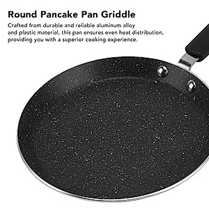 Crepe Pancake Pan Griddle Household Pan Maker Frying Pan Thousand Feuille Pan Pot Round Shape Crepe Pans (6in)