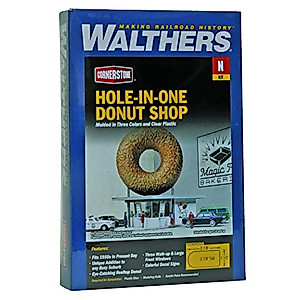 Walthers Cornerstone Hole-In-One Donut Shop Train
