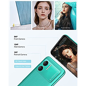 DOOGEE Android Phone 2023, X98 PRO 9GB+64GB Android 12 Cell Phones, Helio G25 Octa Core, Dual 4G Phones Unlocked, 6.5" FHD+ Display Smartphone, 4200mAh, Face ID, T-Mobile, US Version
