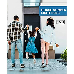 Keiurot House Number Light Bulb 194 193 Bulb Address Sign LED Replacement Address Light Bulb Kit,Landscape RV and Cabinet Lighting White,10-30Volt AC/DC 4Pack