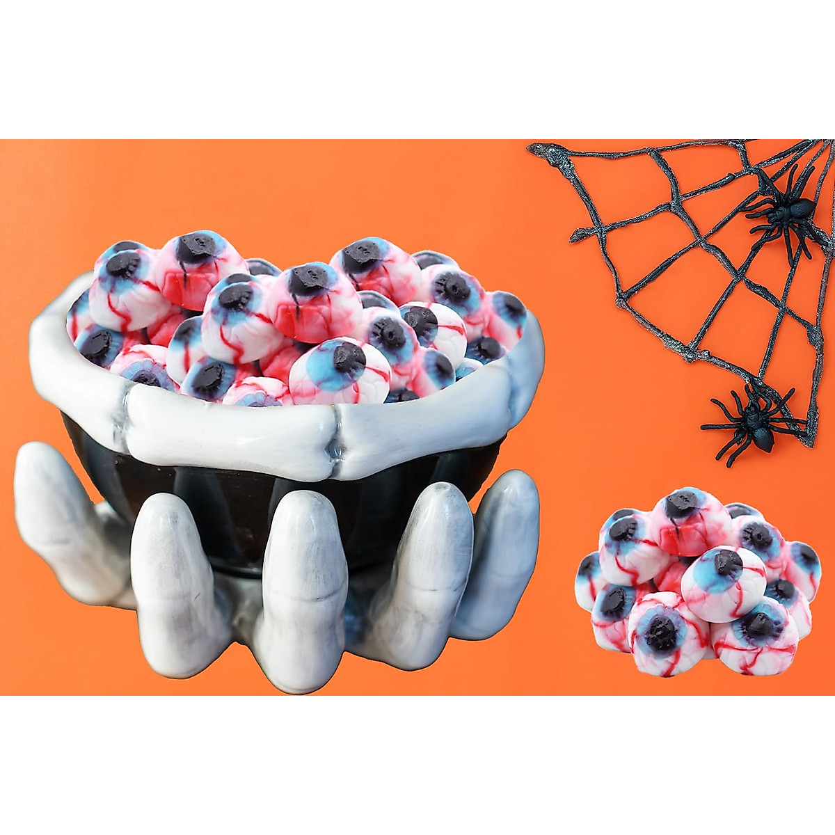 Fruidles Gummy Eyeballs Halloween Candy, Trick-Or-Treat Party Bag Fillers, Party Favor (Half-Pound)