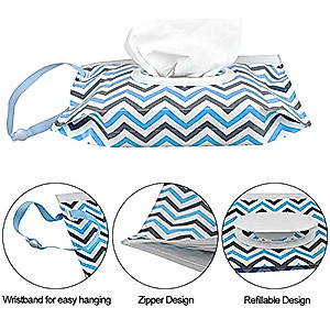 3 Pack Baby Wipes Dispenser Portable Wet Wipe Dispenser Bag Reusable Travel Baby Wipes Container Refillable Wet Wipe Carrying Case Holder for Diaper Bag Lightweight Travel Wipes Dispenser Cases