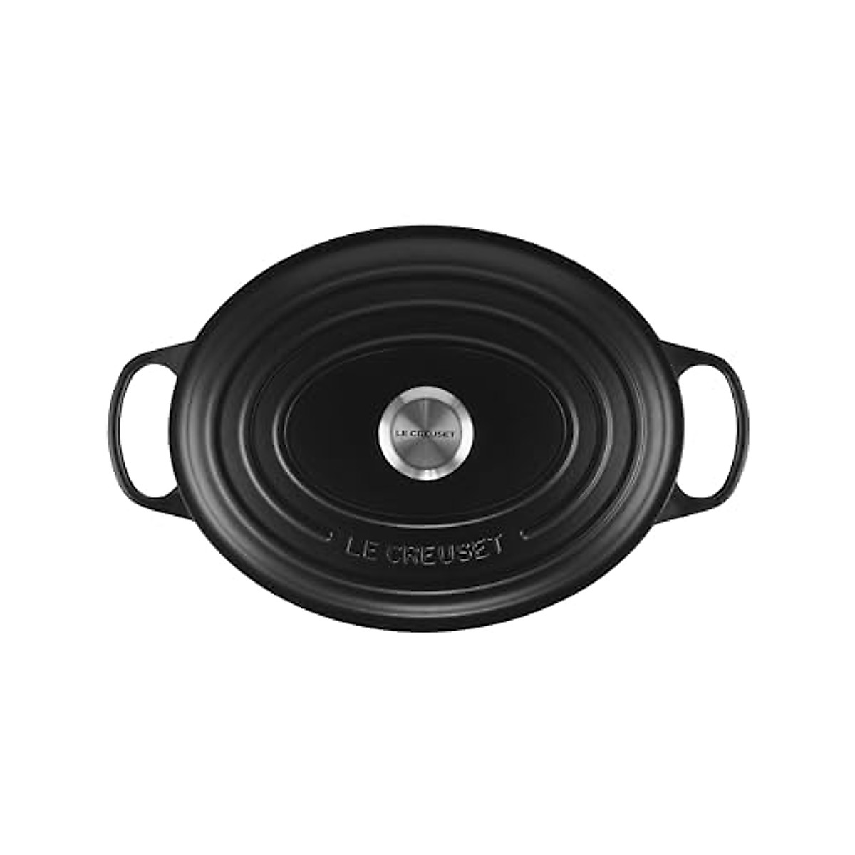 Le Creuset Enameled Cast Iron Signature Oval Dutch Oven, 6.75 qt., Licorice