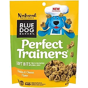 Blue Dog Bakery Natural Dog Treats, Perfect Trainers, Low Calorie Dog Training Treats, Chicken & Cheese Flavor, 6oz, 1 Count