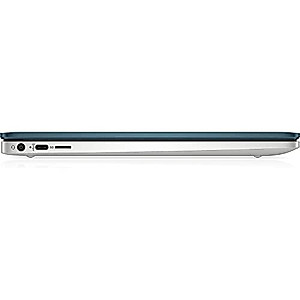 HP Chromebook 14a-na0120nr 14 Inch HD Laptop Intel Celeron N4120 Intel UHD Graphics, 4GB LPDDR4 RAM, 32GB eMMC Computer Storage, ChromeOS, USB Type-C, Wifi, Bluetooth Forest Teal (Renewed)