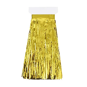 KADUOS 3 Packs 10 Feet Foil Fringe Garland Gold Streamers for Birthday Graduation Banner Disco Party Decorations