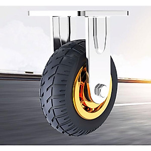 Folding Platform Trucks,Rolling Flatbed Cart Dolly for Easy Transportation Heavy Industrial Platform Hand Trucks, Garage Warehouse Moving Truck,Heavy Duty Platform Trolley with Rubber W(Size:60x40cm)