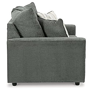 Signature Design by Ashley Stairatt Casual Loveseat with Flared Arms, Gray