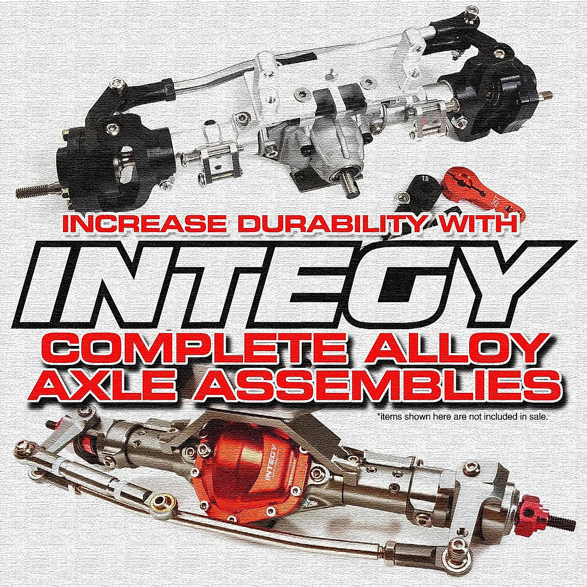 Integy RC Upgrades for Losi, Realistic Spare Tire Straps w/Mount for 1/10 Lasernut U4 4WD Brushless RTR