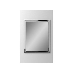 Robern dc2430d4bmg76 Bryn Mawr 30" x 23" Single Door Framed Medicine Cabinet, Polished Chrome