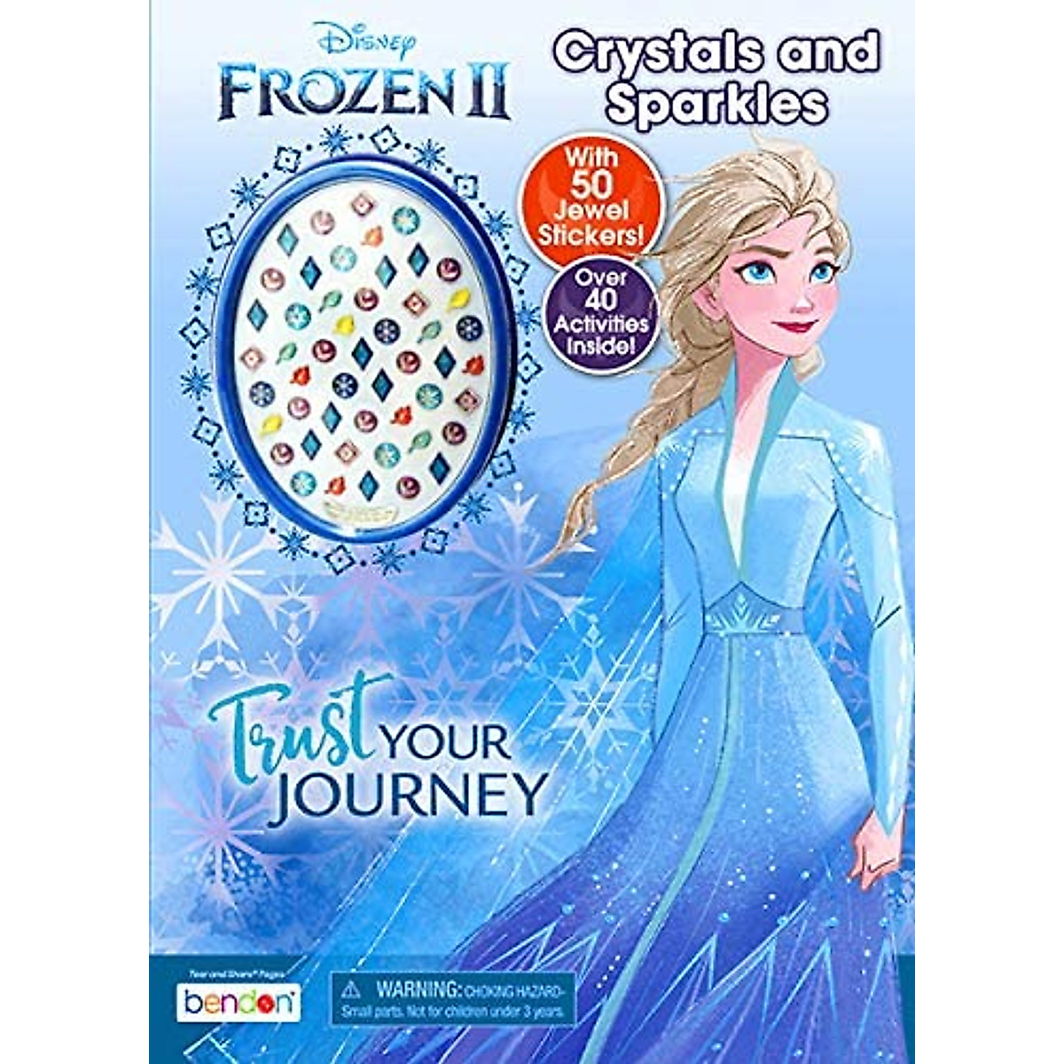 Disney Frozen and Frozen 2 Coloring and Stickers Activity Books Set