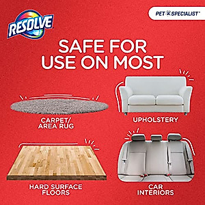 Resolve Pet Specialist Carpet Cleaner, Pet Stain and Odor Remover, Carpet Cleaner Spray, 32fl oz Spray & 60fl oz Refill