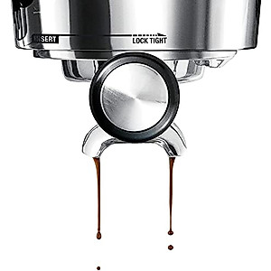Breville BES870XL Barista Express Espresso Machine Brushed - Stainless Steel + Manufacturer's Warranty + Knock Box Mini